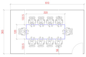 Ukuran Ruang Meeting dan Meja Rapat - bikinRAPI